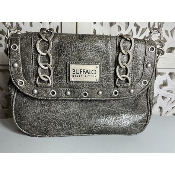 Buffalo David Bitton | Bags | Buffalo David Bitton Womens Gray Exotic ...